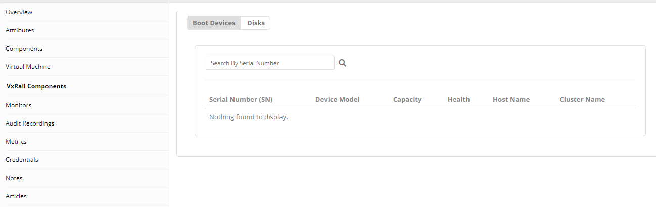 VMware VxRail | OpsRamp Documentation